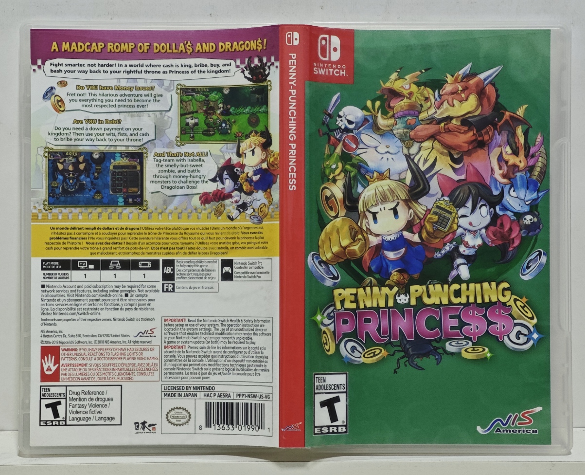 Penny Punching Princess - Nintendo Switch - Semi-Novo - Carvalho Games