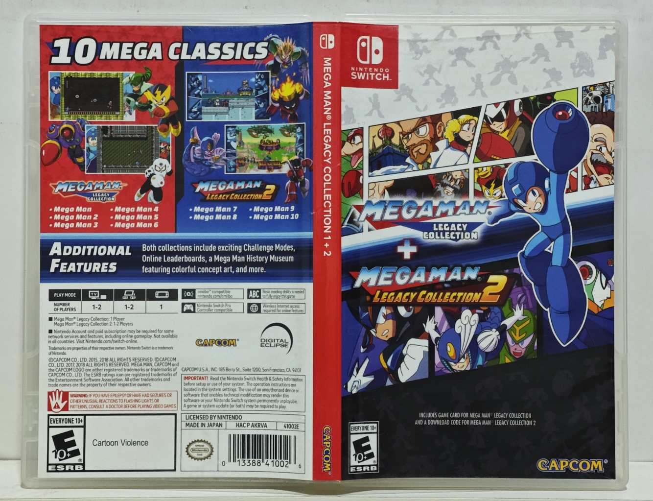 Mega Man Legacy Collection 1 - Nintendo Switch - Semi-Novo - Carvalho Games