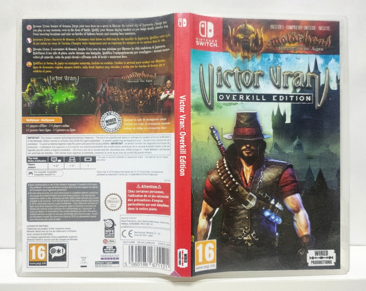 Victor Vran - Nintendo Switch - Semi-Novo - Carvalho Games