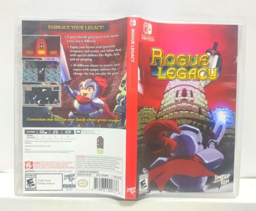 Rogue Legacy - Nintendo Switch - Semi-Novo - Limited Run Games ...
