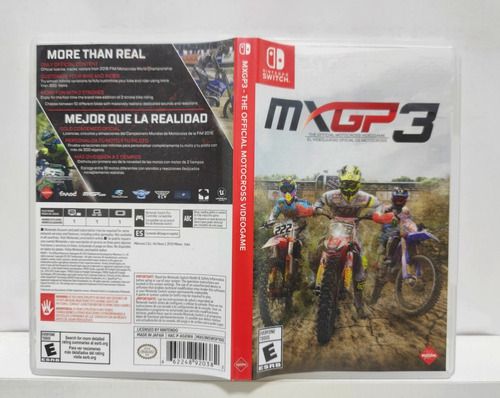 MxGP 3 The Official Motocross Videogame - Nintendo Switch - Semi-Novo ...