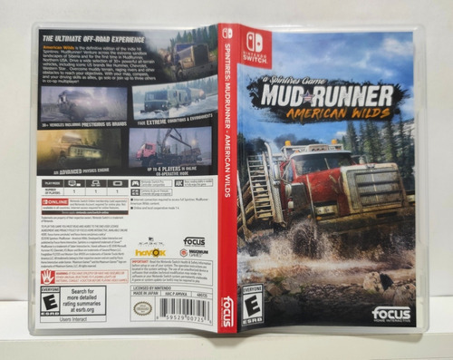 Spintires Mudrunner American Wilds - Nintendo Switch - Semi-Novo ...
