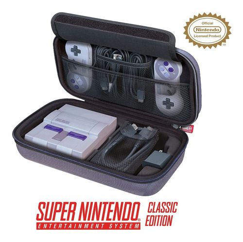 Deluxe Carrying Case - NES / SNES Classic Edition - Carvalho Games