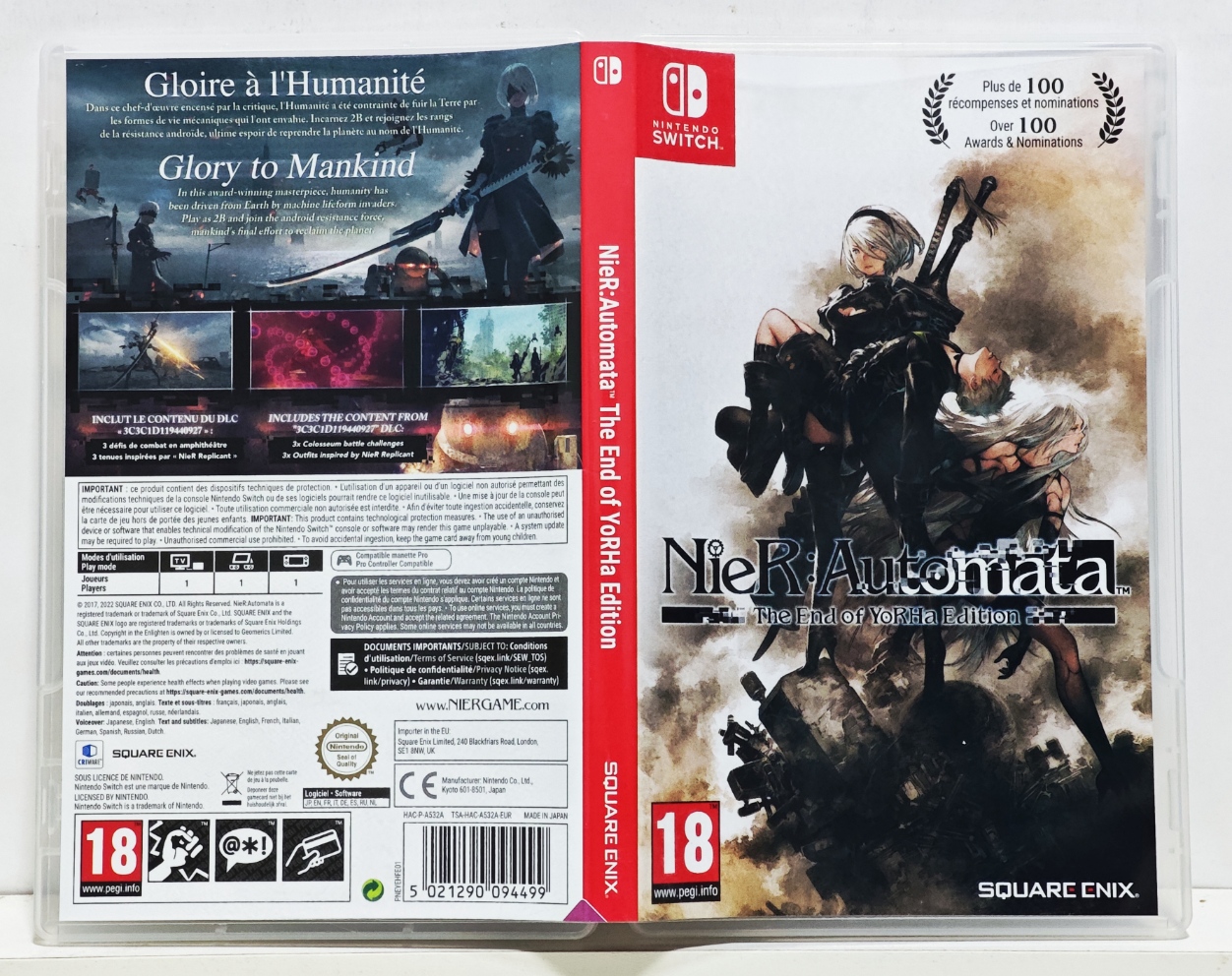 Nier Automata The End Of Yorha Edition - Nintendo Switch - Semi-Novo ...