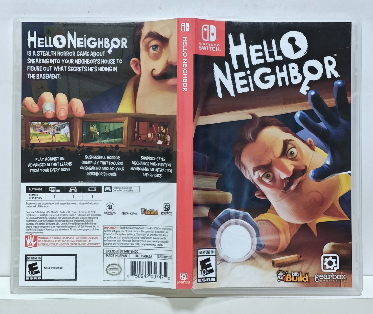 Hello Neighbor - Nintendo Switch - Semi-Novo - Carvalho Games