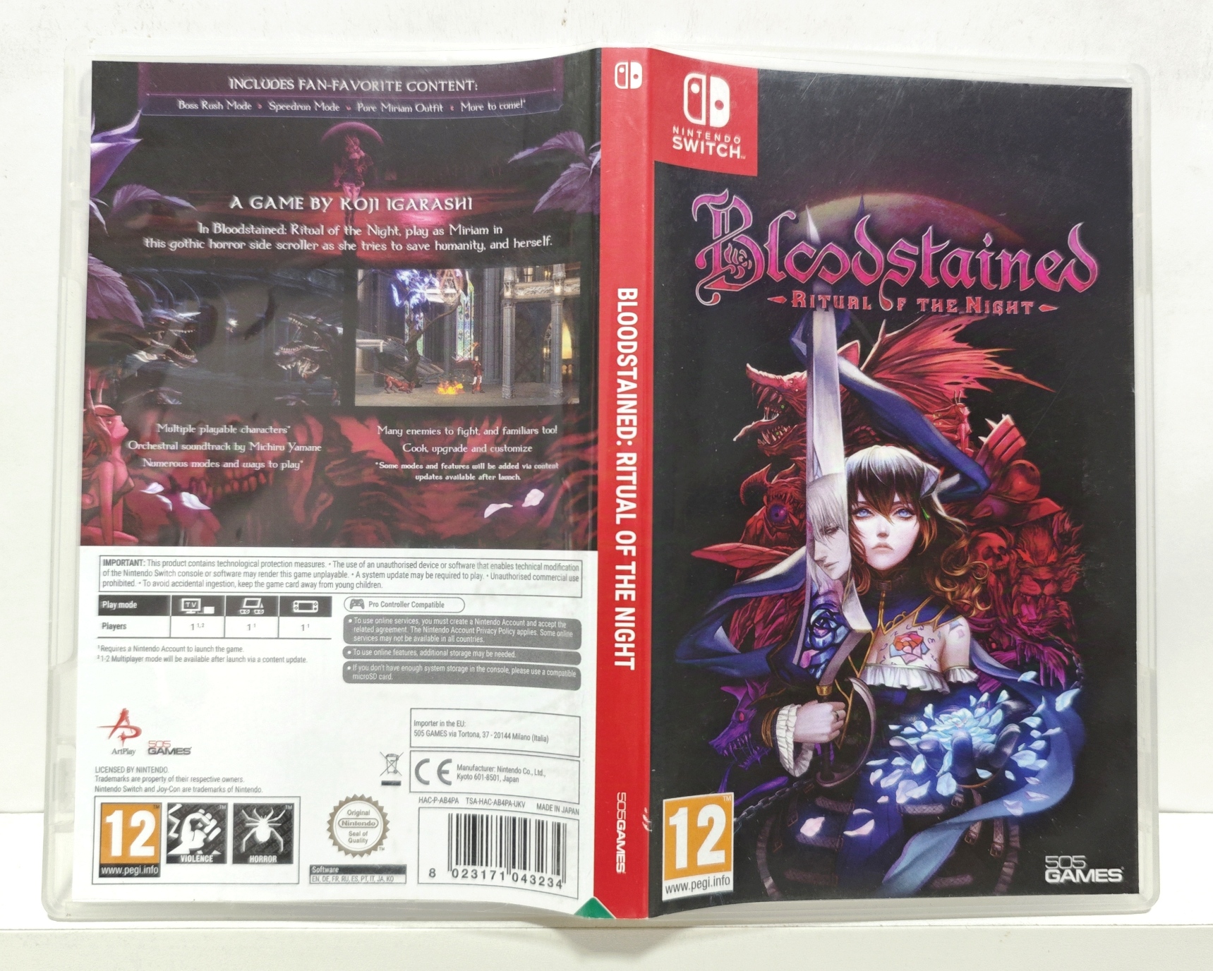 Bloodstained Ritual Of The Night - Nintendo Switch - Semi-Novo ...