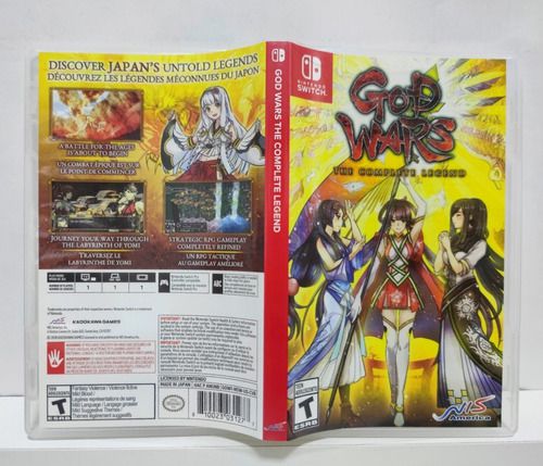 God Wars The Complete Legend - Nintendo Switch - Semi-Novo - Carvalho Games