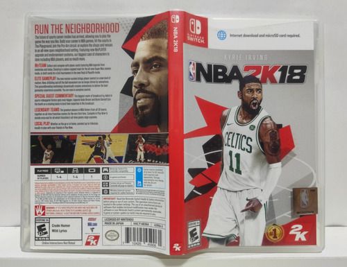 Nba 2K18 - Nintendo Switch - Semi-Novo - Carvalho Games