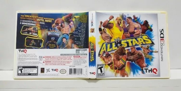 WWE All Stars - Nintendo 3DS - Semi-Novo - Carvalho Games