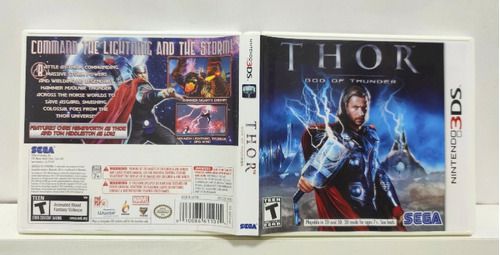 Thor God Of Thunder - Nintendo 3DS - Semi-Novo - Carvalho Games