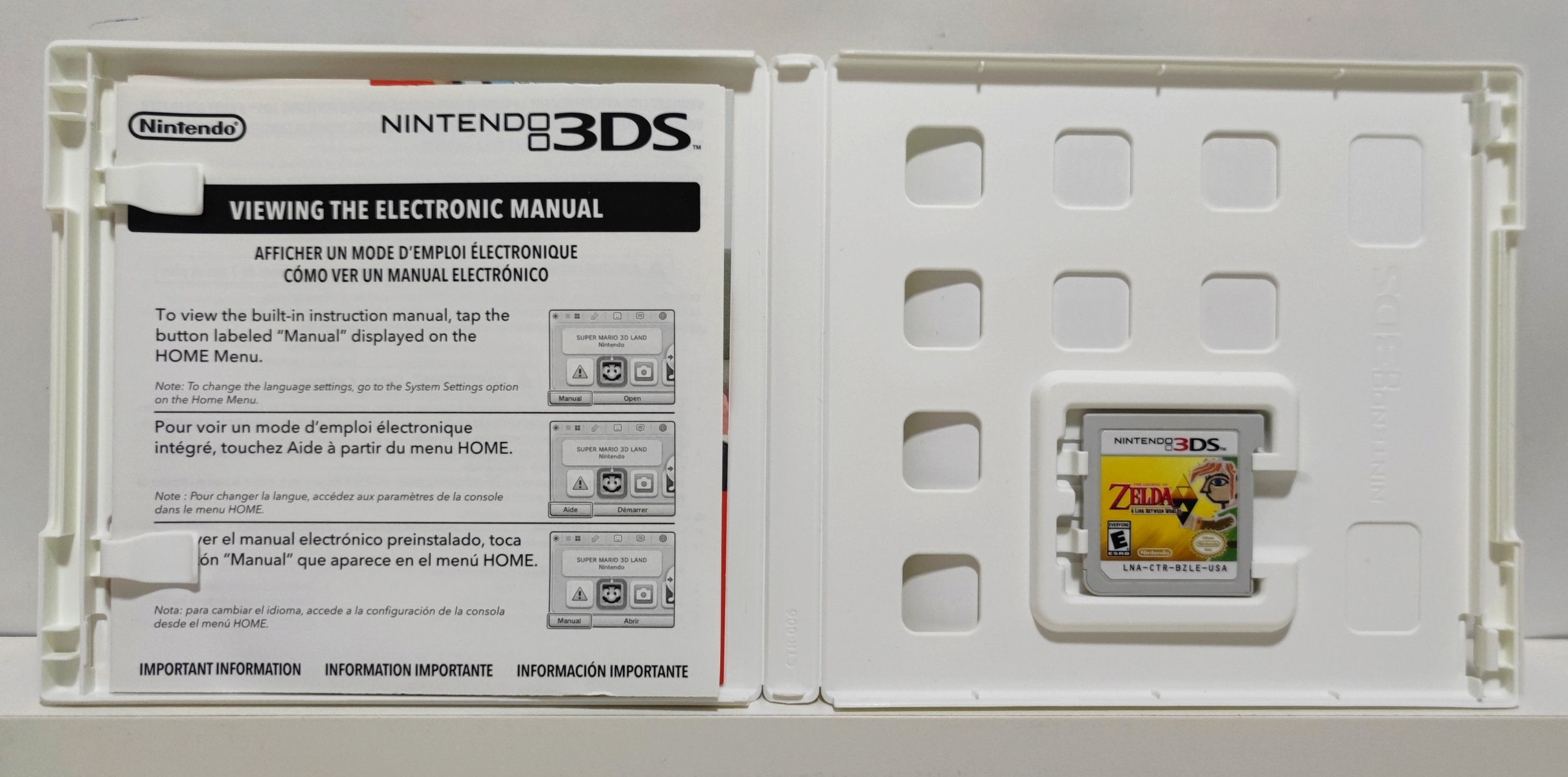 The Legend Of Zelda A Link Between Worlds 3D - Nintendo 3DS - Semi-Novo ...