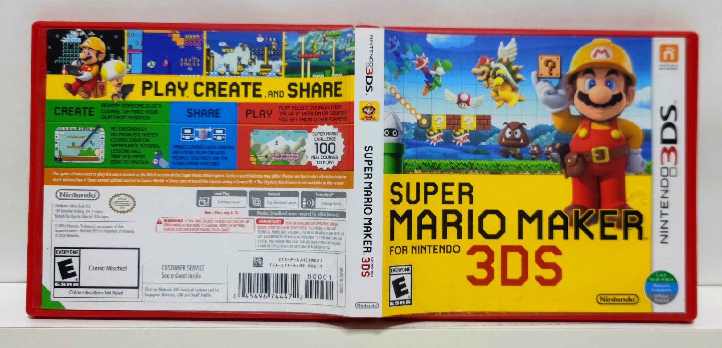 Super Mario Maker - Nintendo 3DS - Semi-Novo - Carvalho Games