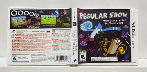 Regular Show Mordecai & Rigby In 8 Bit Land - Nintendo 3DS - Semi-Novo ...