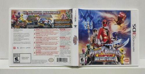 Power Rangers Super Megaforce - Nintendo 3DS - Semi-Novo - Carvalho Games
