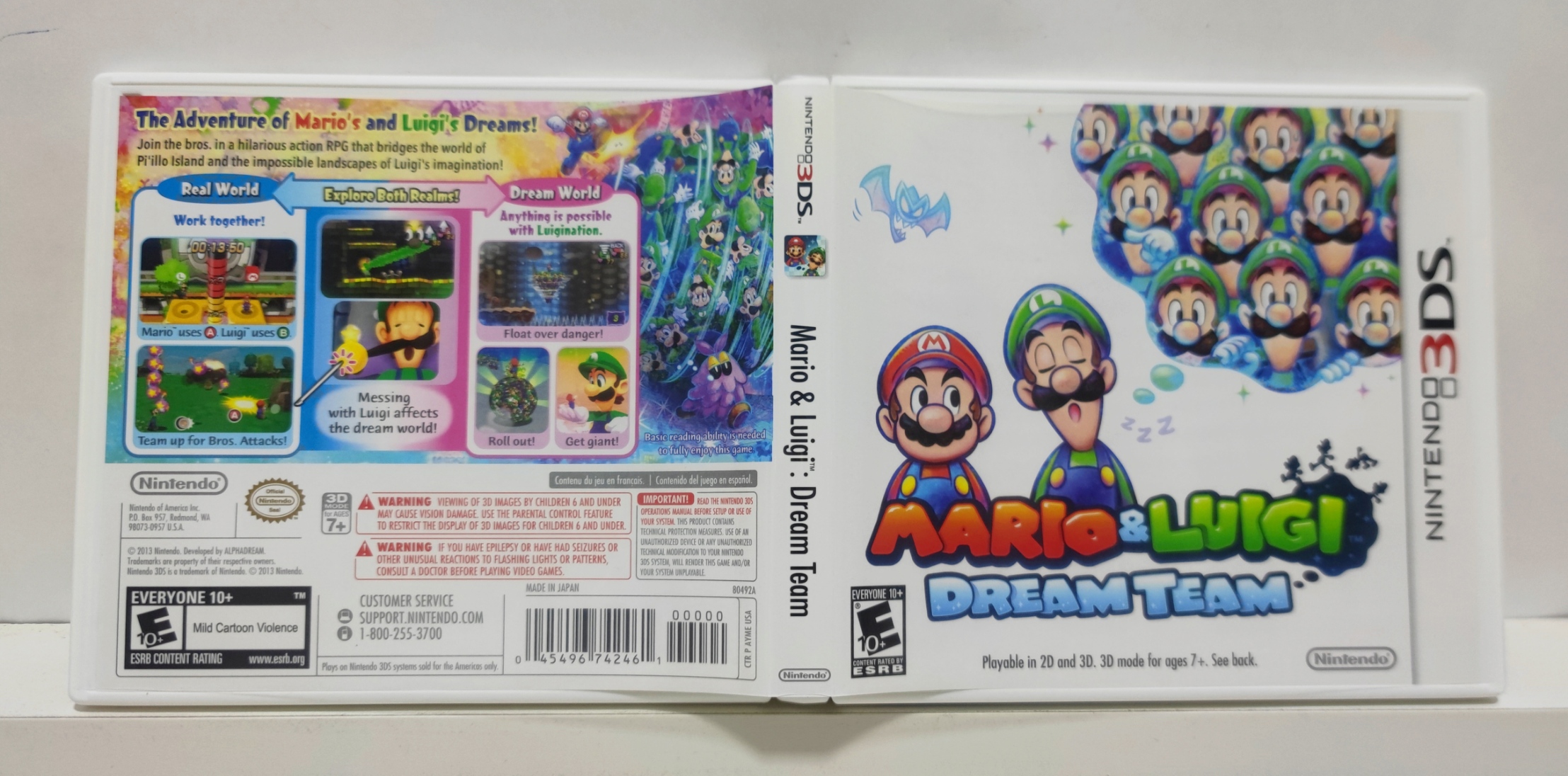 Mario & Luigi Dream Team - Nintendo 3DS - Semi-Novo - Carvalho Games