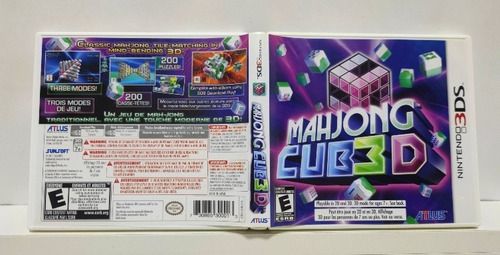 Mahjong Cub 3D - Nintendo 3DS - Semi-Novo - Carvalho Games