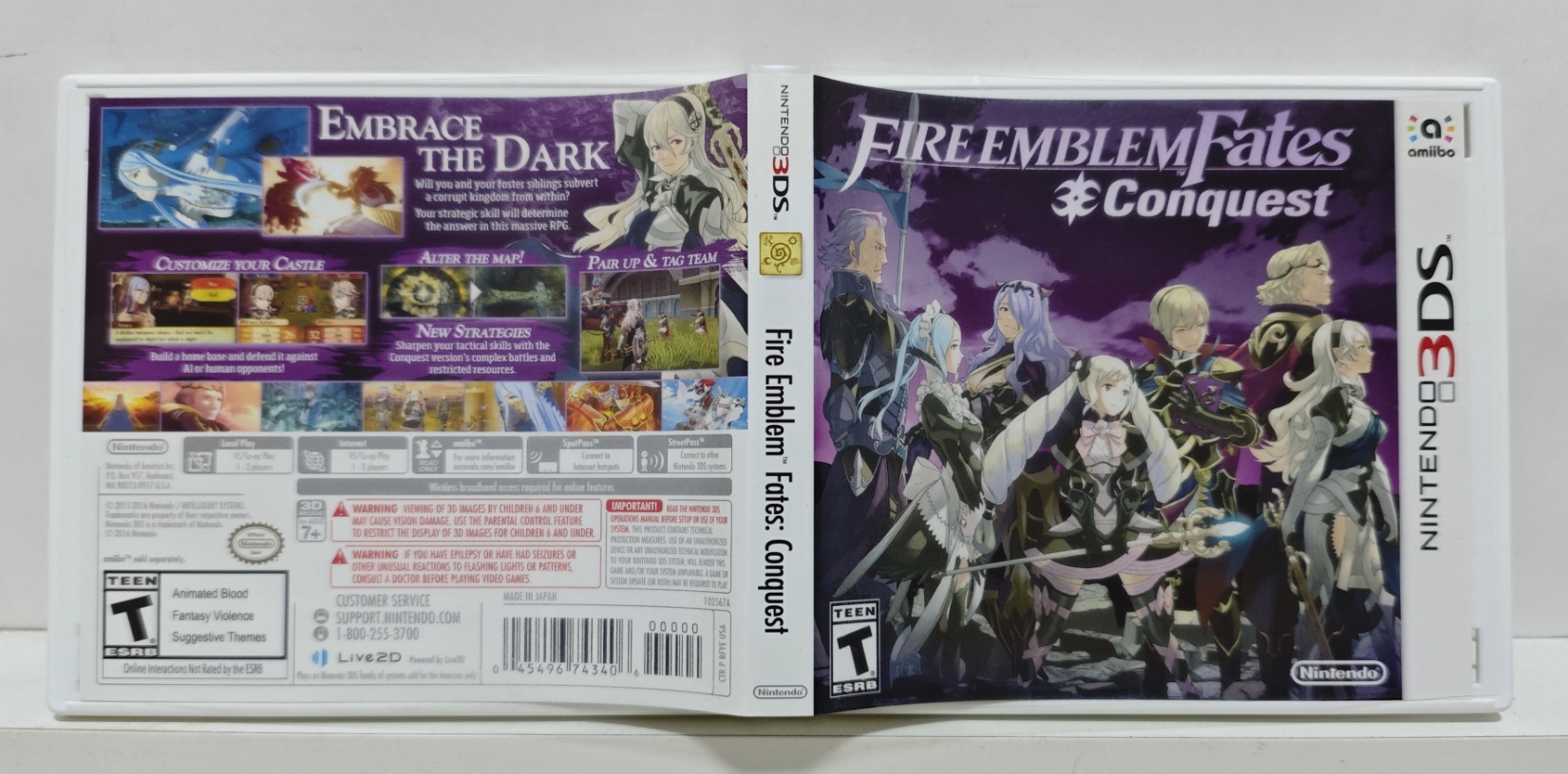 Fire Emblem Fates Conquest - Nintendo 3DS - Semi-Novo - Carvalho Games