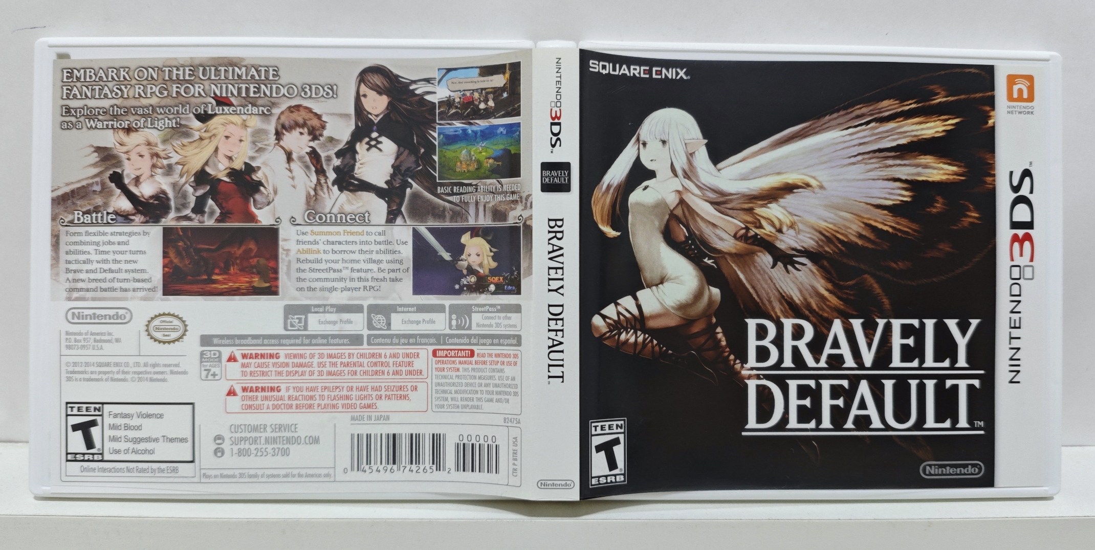 Bravely Default - Nintendo 3DS - Semi-Novo - Carvalho Games
