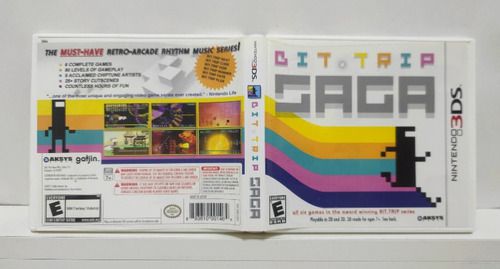 Bit Trip Saga - Nintendo 3DS - Semi-Novo - Carvalho Games