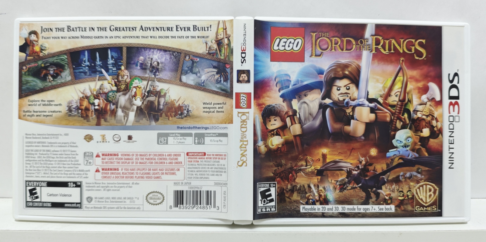 Lego The Lord Of The Rings - Nintendo 3DS - Semi-Novo - Carvalho Games