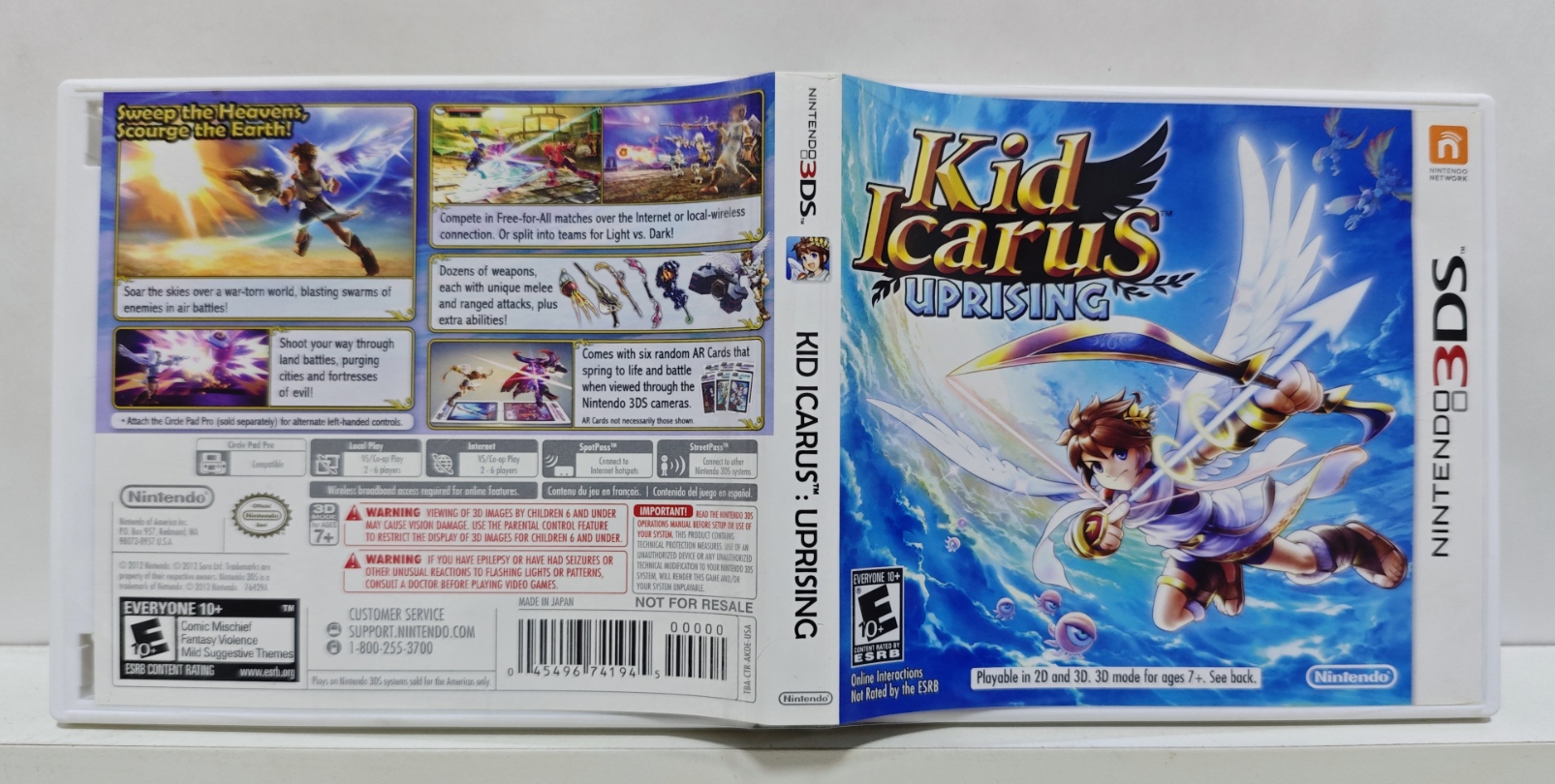 Kid Icarus Uprising - Nintendo 3DS - Semi-Novo - Carvalho Games