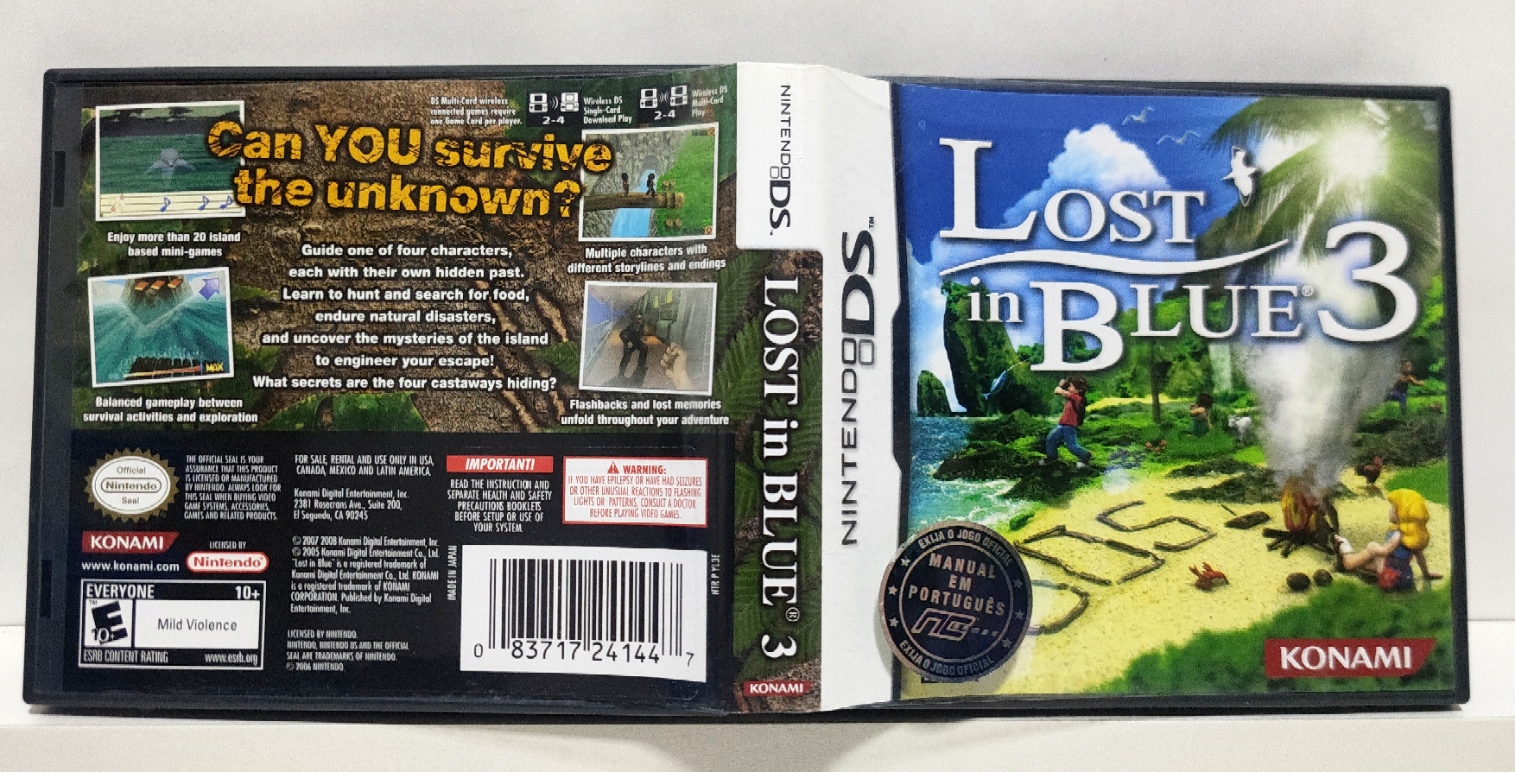 Lost In Blue 3 - Nintendo DS - Semi-Novo - Carvalho Games