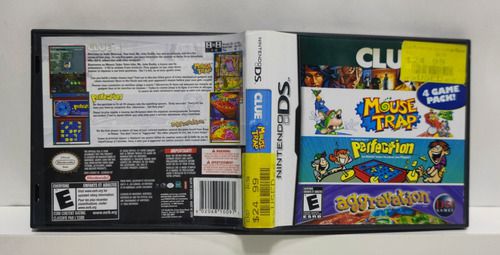 Clue / Mouse Trap / Perfection / Aggravation - Nintendo DS - Semi-Novo ...