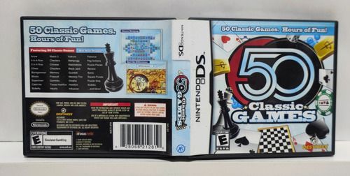 50 Classic Games - Nintendo DS - Semi-Novo - Carvalho Games