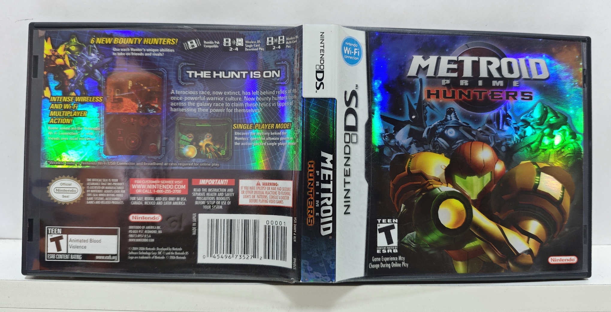 Metroid Prime Hunters - Nintendo DS - Semi-Novo - Carvalho Games