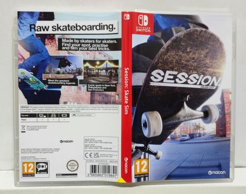 Session Skate Sim - Nintendo Switch - Semi-Novo - Carvalho Games