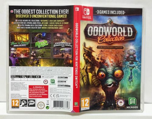Oddworld Collection - Nintendo Switch - Semi-Novo - Carvalho Games