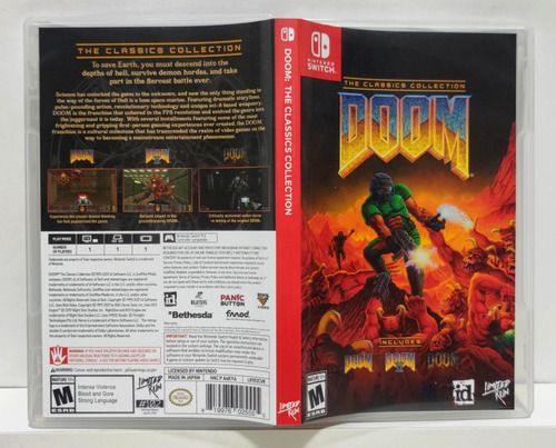 Doom The Classics Collection - Nintendo Switch - Semi-Novo - Limited Run Games - Carvalho Games