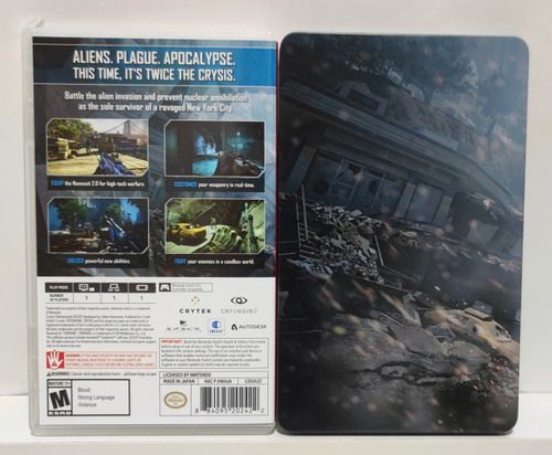 Crysis 2 Remastered Steelbook Deluxe Edition - Nintendo Switch - Semi-Novo - Limited Run Games ...