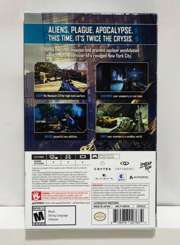 Crysis 2 Remastered Steelbook Deluxe Edition - Nintendo Switch - Semi-Novo - Limited Run Games ...