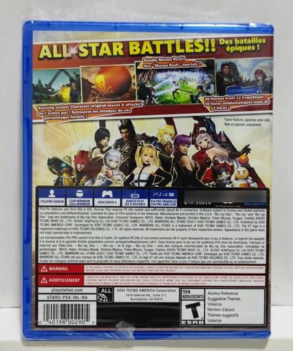 Warriors All Stars - PS4 - Lacrado Com Detalhe - Carvalho Games