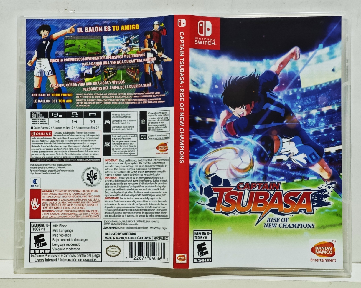 Captain Tsubasa: Rise Of New Champions - Nintendo Switch - Semi-Novo ...