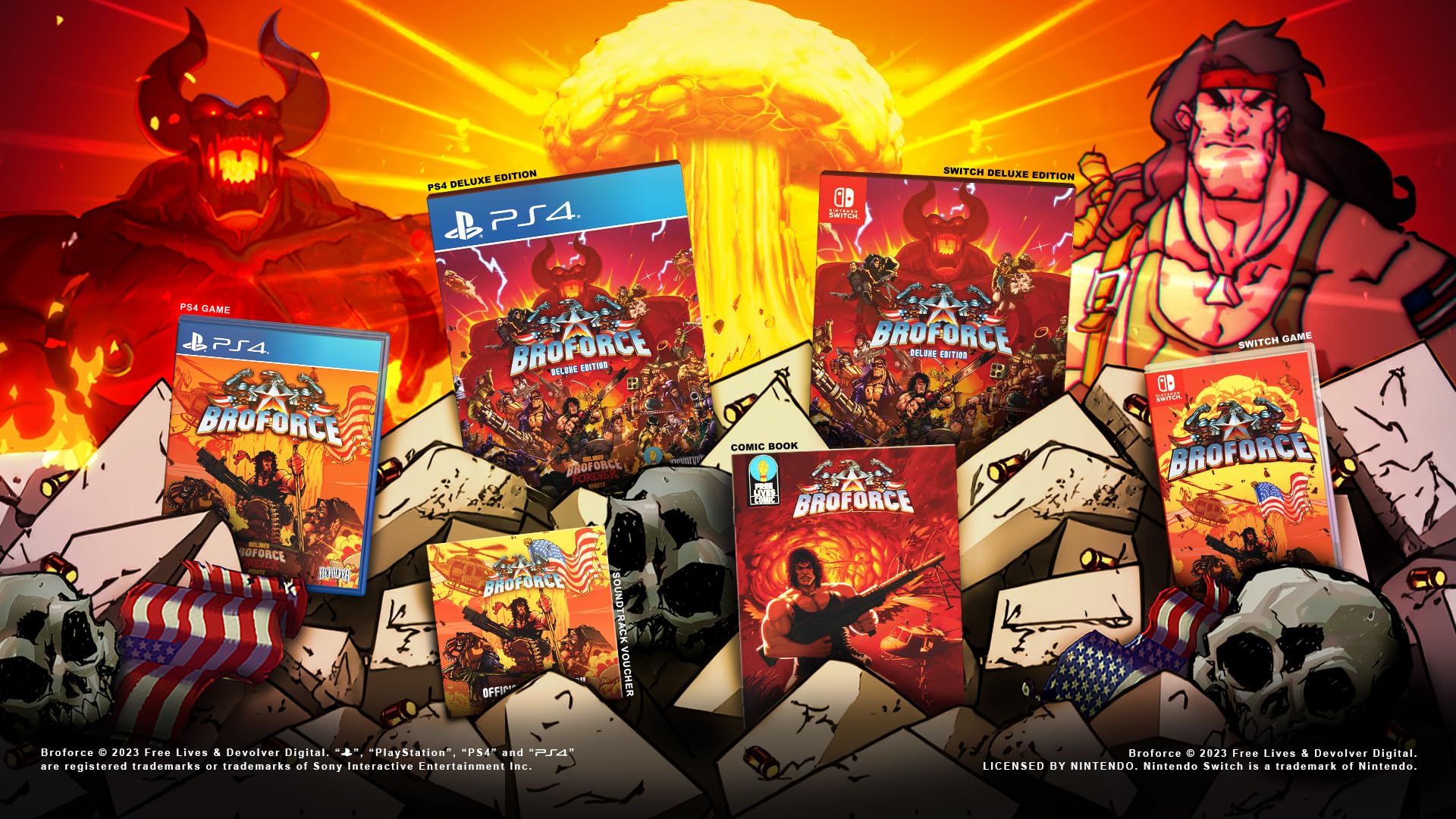 Broforce Deluxe Edition - Nintendo Switch - Carvalho Games