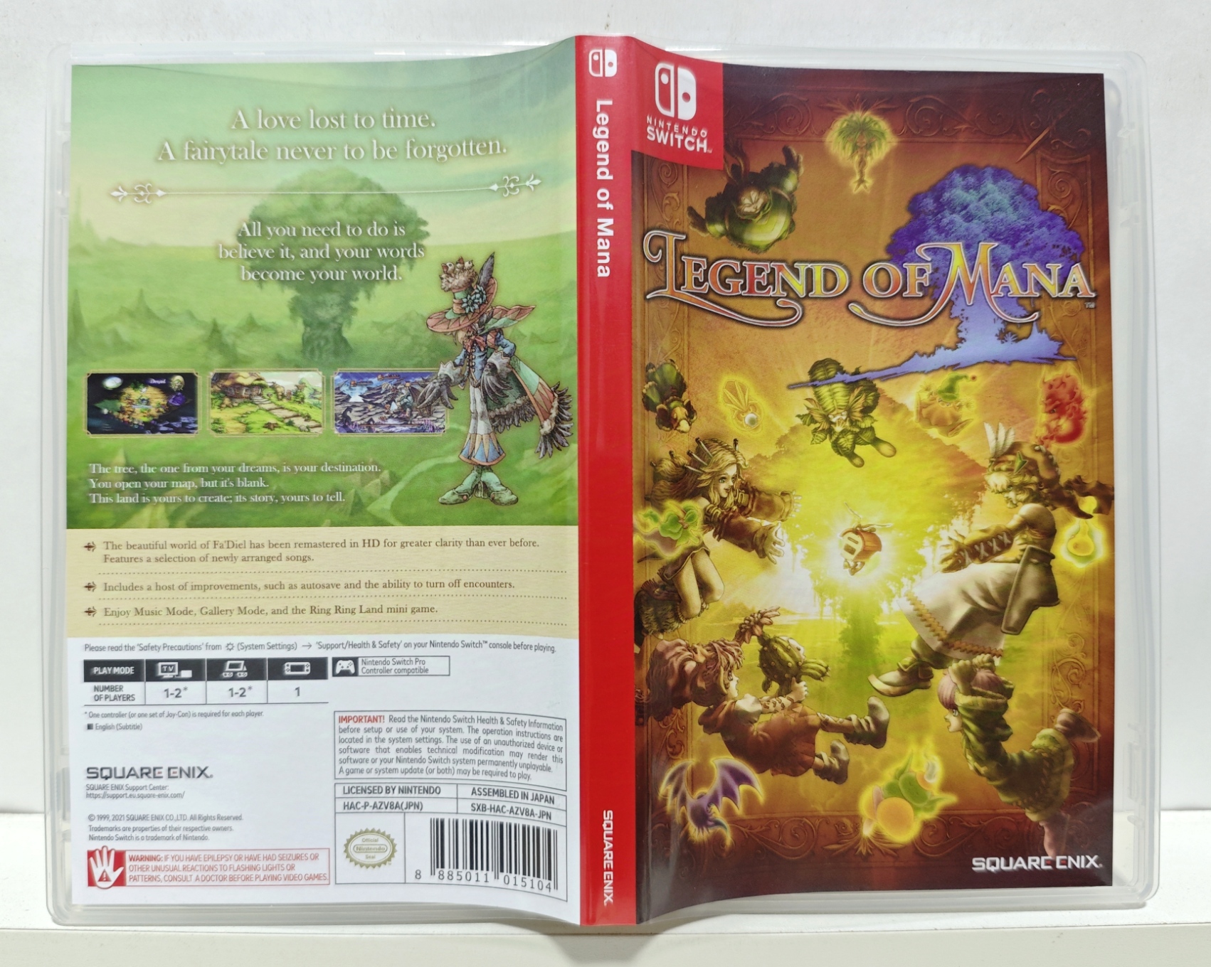 Legend Of Mana - Nintendo Switch - Semi-Novo - Carvalho Games