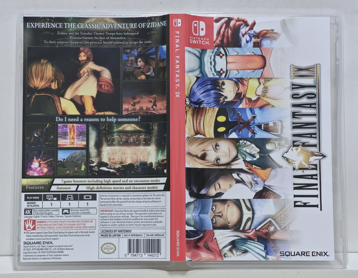 Final Fantasy IX - Nintendo Switch - Semi-Novo - Carvalho Games