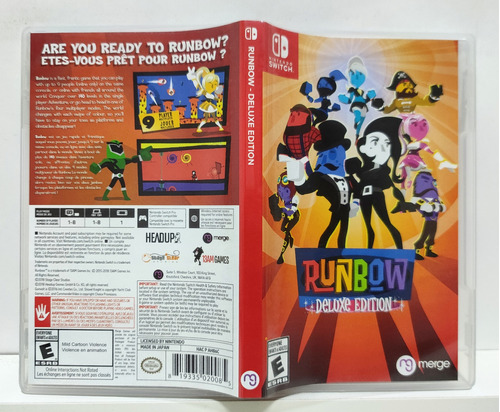 Runbow Deluxe Edition - Nintendo Switch - Semi-Novo - Carvalho Games
