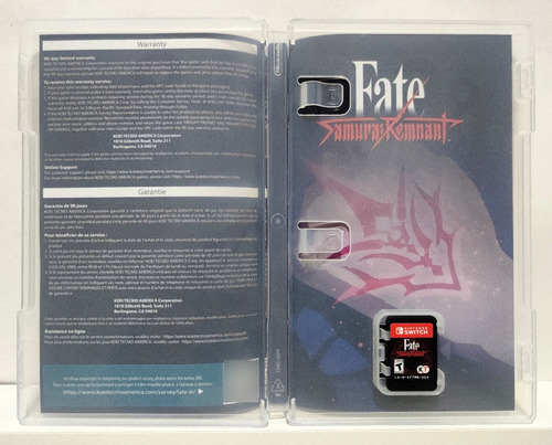 Fate Samurai Remnant - Nintendo Switch - Semi-Novo - Carvalho Games