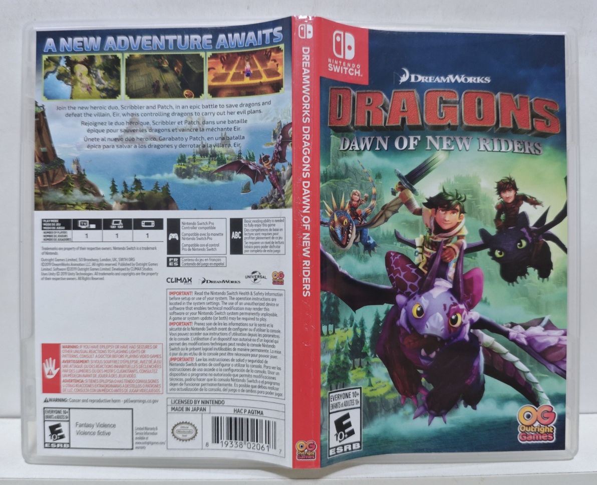 Dragons Dawn Of New Riders - Nintendo Switch - Semi-Novo - Carvalho Games