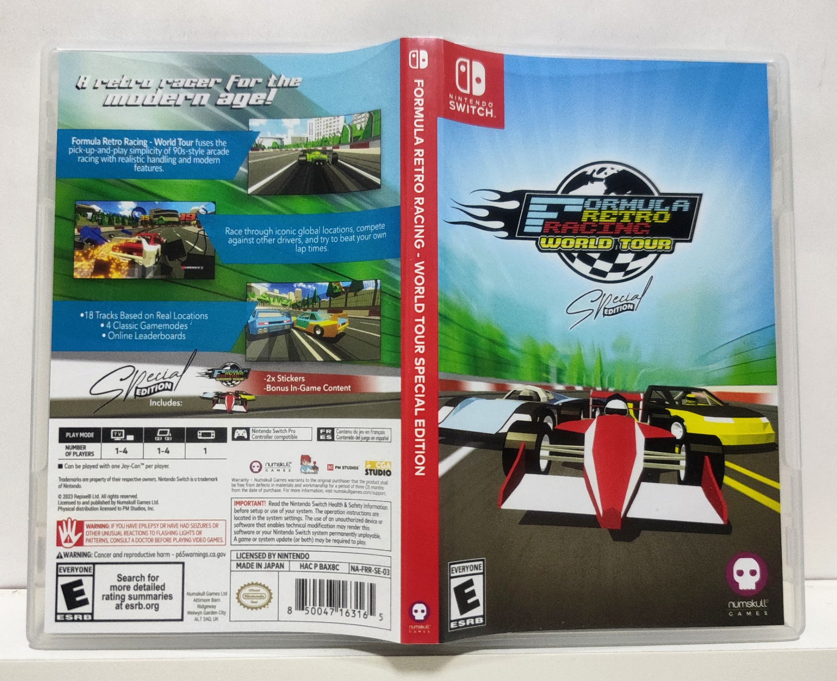 Formula Retro Racing World Tour Special Edition - Nintendo Switch - Semi-Novo - Carvalho Games