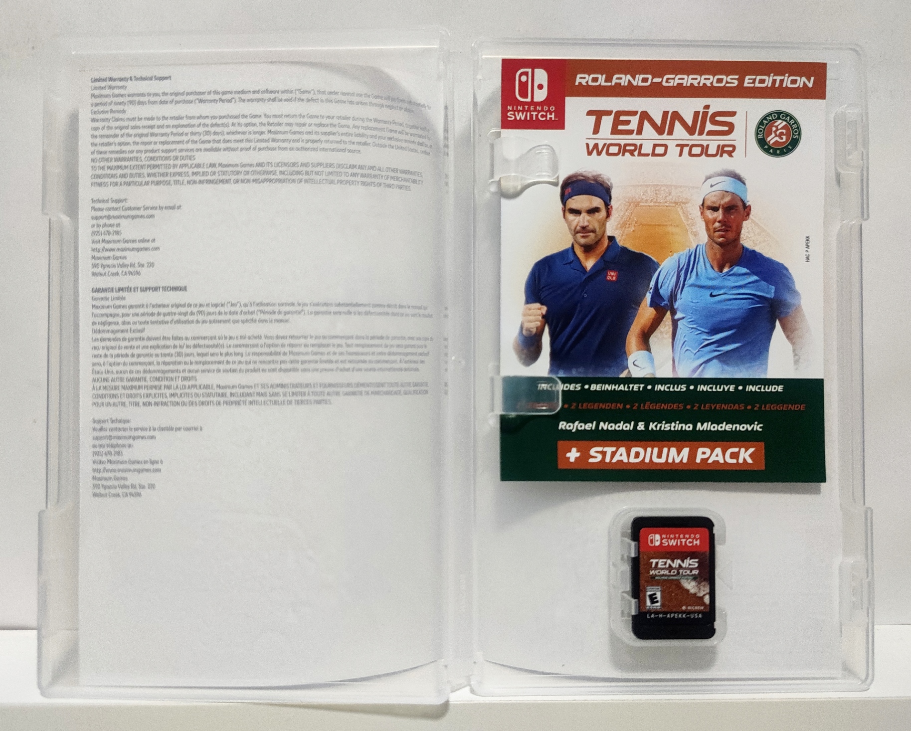Tennis World Tour Roland Garros Edition - Nintendo Switch - Semi-Novo ...