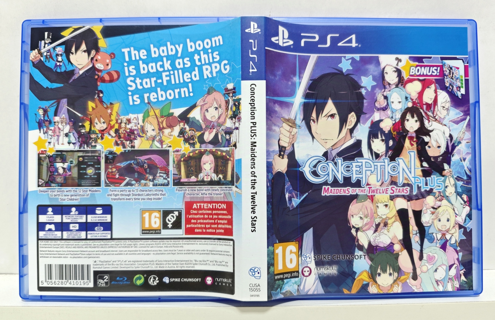 Conception Plus Maidens Of The Twelve Stars - Ps4 - Semi-Novo ...
