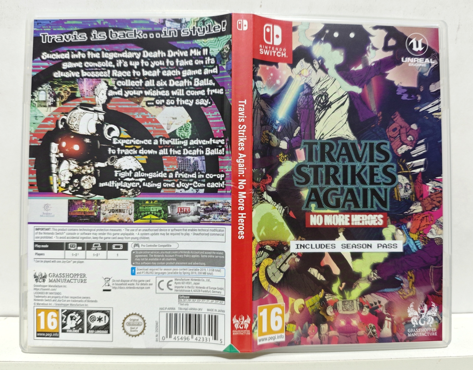 Travis Strikes Again No More Heroes - Nintendo Switch - Semi-Novo ...