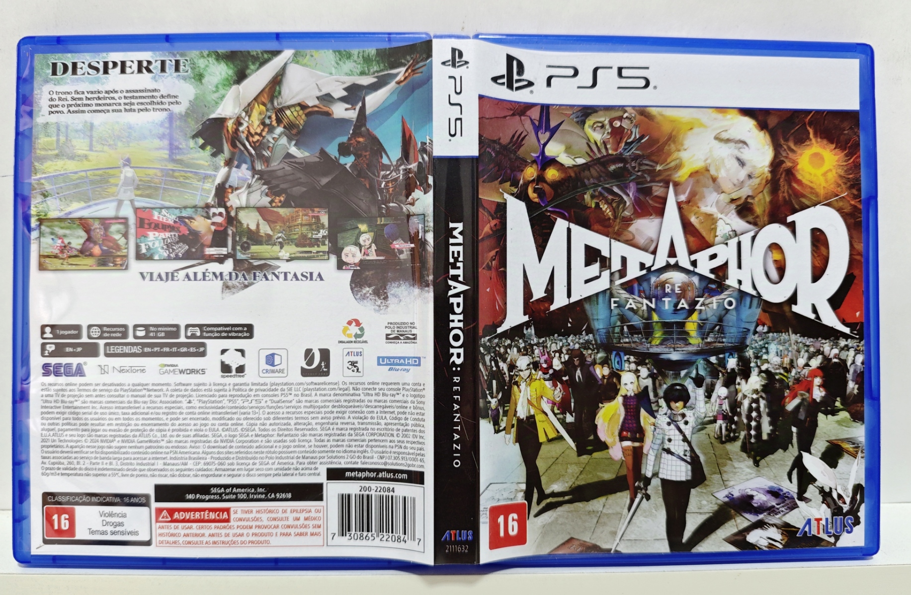 Metaphor: Refantazio - PS5 - Semi-Novo - Carvalho Games