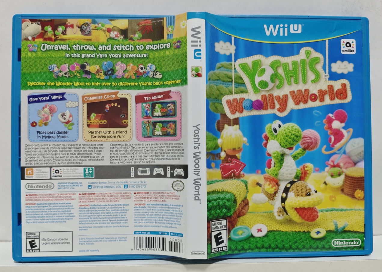 Yoshi's Woolly World - Nintendo Wii U - Semi-Novo - Carvalho Games
