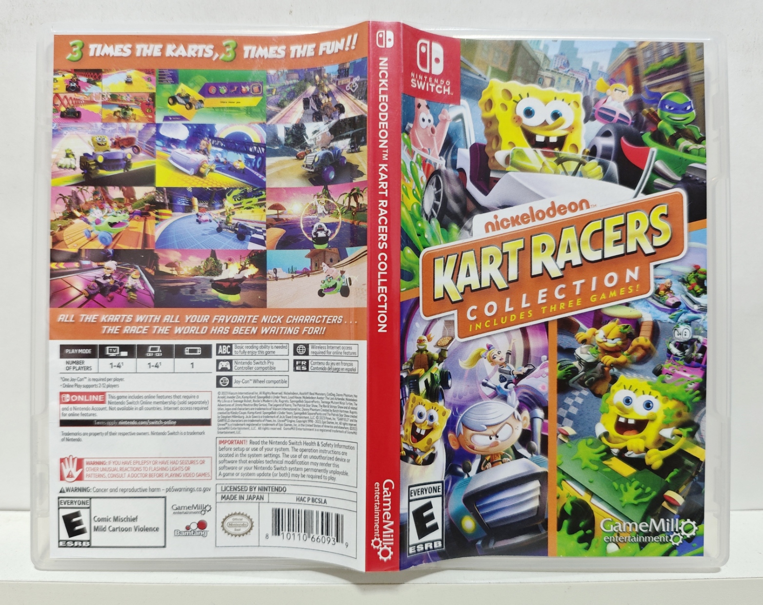 Nickelodeon Kart Racers Collection - Nintendo Switch - Semi-Novo ...