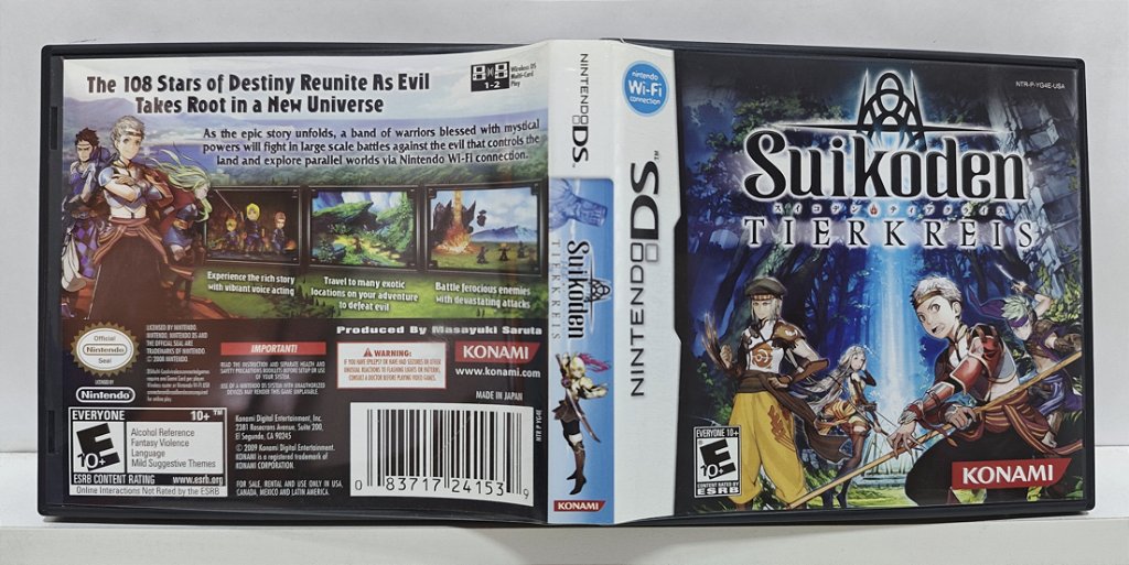 Suikoden: Tierkreis - Nintendo DS - Semi-Novo - Carvalho Games